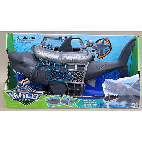 Wild Quest cage rage chomping shark | Køb online på br.dk!