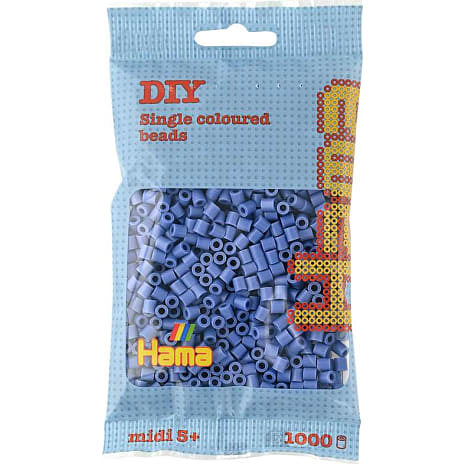 Hama midi perler 1000 stk. - lavendel | Køb online på br.dk!
