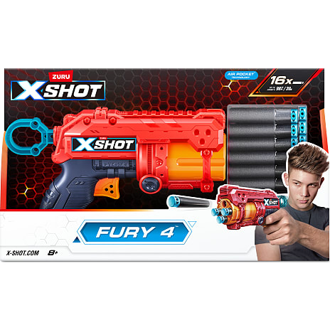 X-Shot Fury 4 | Køb online på br.dk!