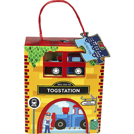 Min lille by Junior - togstation | Køb online på br.dk!