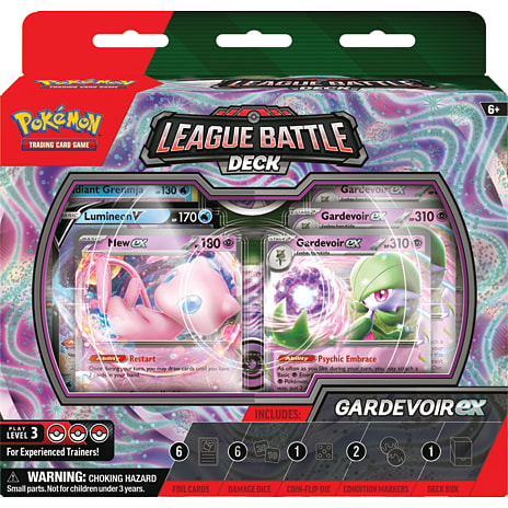 Pokémon TCG: League Battle Deck Mew & Gardevoir | Køb online på br.dk!