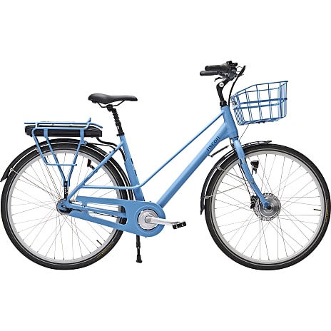 SCO Premium E-Metropolis elcykel 7 gear 28" 14,4AH 2024 - mat blå | Køb ...