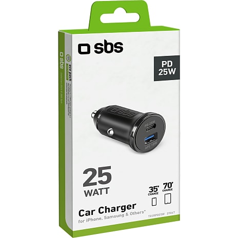 SBS billader PD 25W - sort | Køb på Bilka.dk!