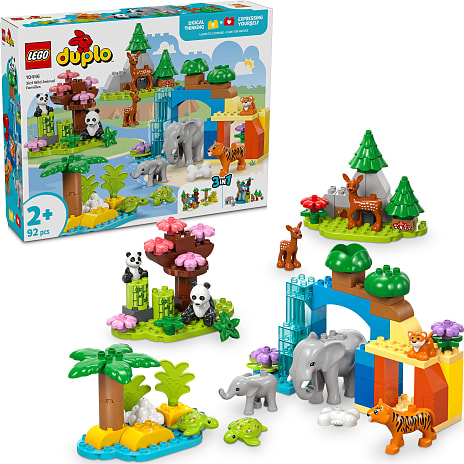LEGO DUPLO By 3-i-1 vilde dyrefamilier 10446 | Køb online på br.dk!