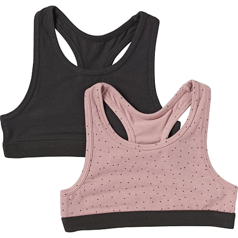 VRS børne 2-pak toppe str. 110/116 - lilla/sort | Køb på Bilka.dk!