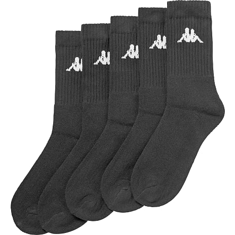 Kappa 5-pak strømper str. 39/42 - sort | Køb på Bilka.dk!