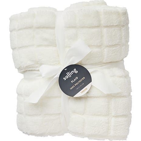 Salling Trend soft plaid - hvid | Køb på føtex.dk!