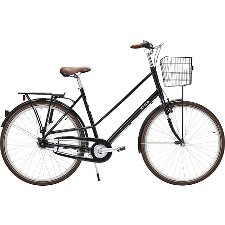 SCO Civil dame citybike 7 gear 28" 2024 - sort | Køb på føtex.dk!