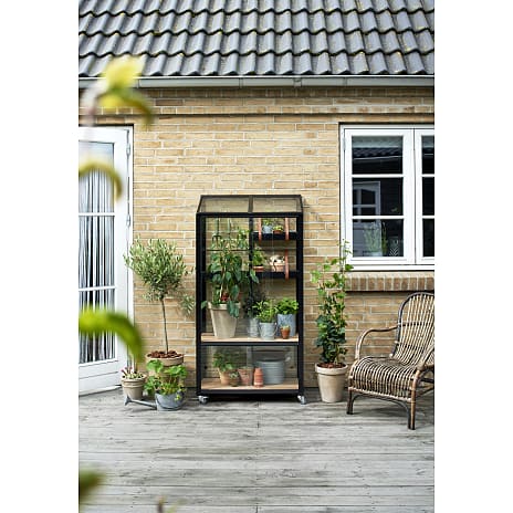 Juliana City Greenhouse minidrivhus - sort | Køb på føtex.dk!