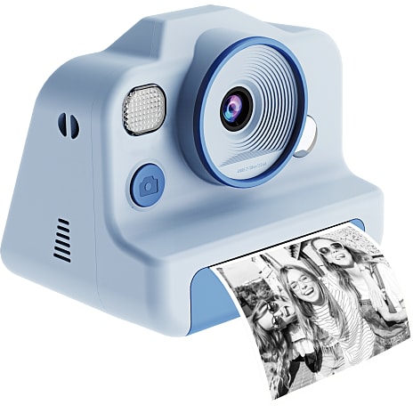 MiniLens Instant Print kamera - blå | Køb online på br.dk!