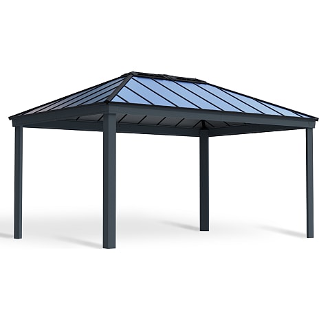 Havepavillon Dallas 4,2x6 meter - antracitgrå | Køb på Bilka.dk!