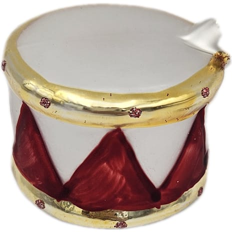 Figurjulekugle flag eller trommer - flere varianter - assorteret | Køb ...