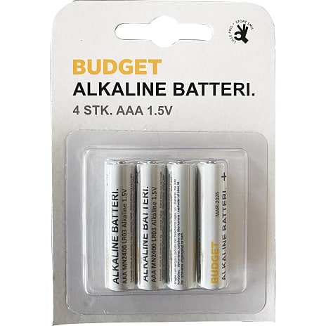 Budget batteri AAA 4 pk. | Køb på føtex.dk!