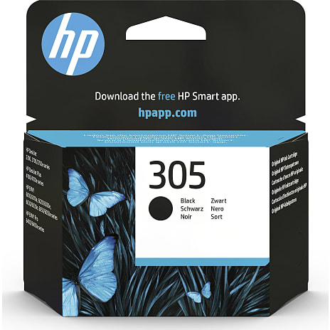 HP 305 Black Original Ink Cartridge printerblæk | Køb på Bilka.dk!