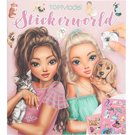 TOPModel Stickerworld KITTY and DOGGY stickersbog - Talita og Candy ...