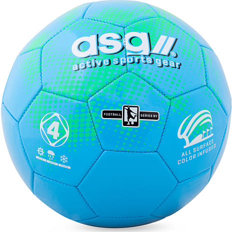 ASG fodbold str. 4 - blå/grøn | Køb på Bilka.dk!