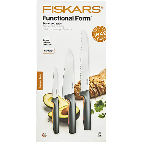 Fiskars Functional Form knivsæt (3 dele) | Køb på føtex.dk!