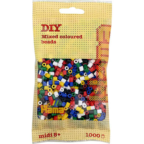 Hama perler 1000 stk - blandede farver | Køb på føtex.dk!