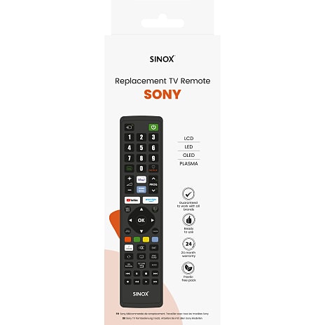 SINOX TV-remote for Sony | Køb på Bilka.dk!