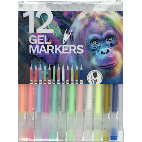 Danpen gel markers 12-stk | Køb på Bilka.dk!