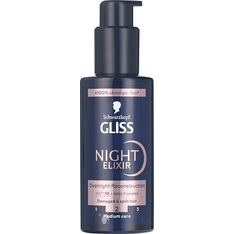 Night Elixir Overnight Reconstruction hårserum skadet hår | Køb på ...
