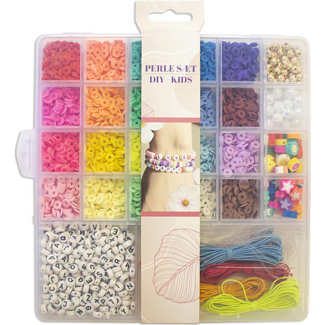 Perleæske ler perler og tilbehør - stor | Køb online på br.dk!