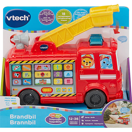 Vtech redningsvenner brandbil | Køb online på br.dk!