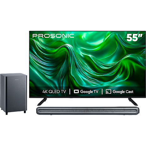 Prosonic 55" QLED TV 55QUG9025 + SB-2000 soundbar | Køb på Bilka.dk!