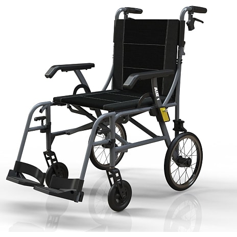 Actiumplus air 1 kørestol - magnesium | Køb på Bilka.dk!