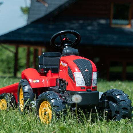Traktor med trailer - rød | Køb på Bilka.dk!