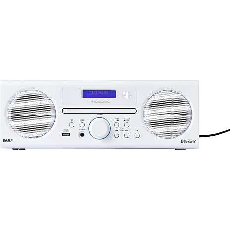 Prosonic hifi-1000 musikanlæg med DAB+/FM/CD/Bluetooth - hvid | Køb på ...