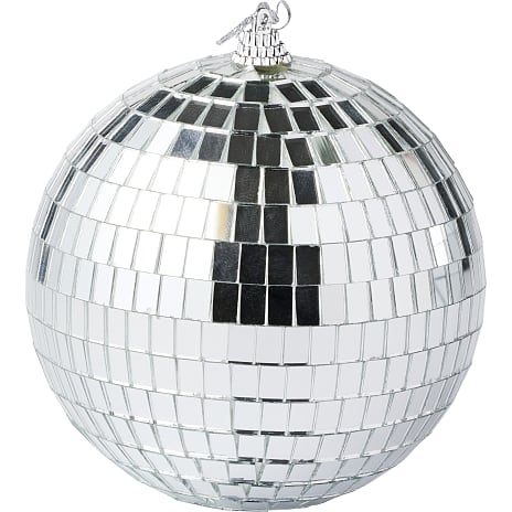 Diskokugle Ø:12 cm - sølvfarvet | Køb online på br.dk!