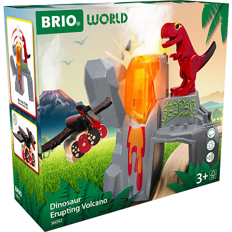 BRIO aktiv vulkan med dinosaurer 36092 | Køb online på br.dk!