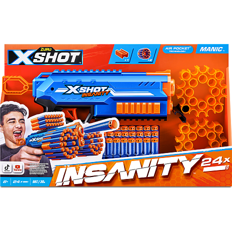 X-Shot Insanity Manic Blaster | Køb online på br.dk!