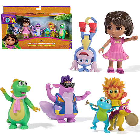 Dora The Explorer figursæt 5-pak | Køb online på br.dk!