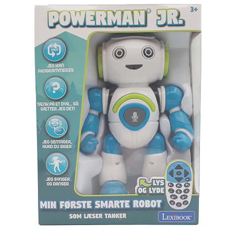 POWERMAN JR dansktalende robot | Køb online på br.dk!