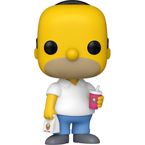 Funko POP! The Simpsons - Homer med Krusty Burger | Køb online på br.dk!