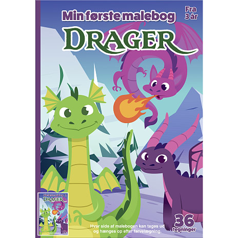 Min første malebog - drager | Køb online på br.dk!