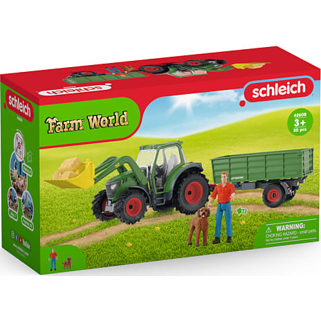 Schleich traktor med trailer 42608 | Køb på Bilka.dk!