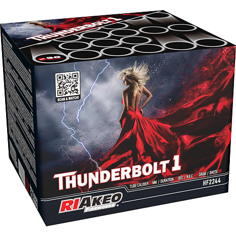 Riakeo Thunderbolt batteri 24 skud - krudtnr. 912 | Køb på Bilka.dk!