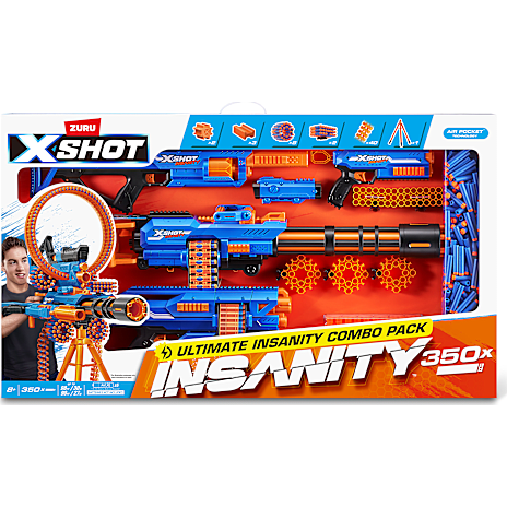 X-Shot insanity combo pack blaster | Køb på Bilka.dk!