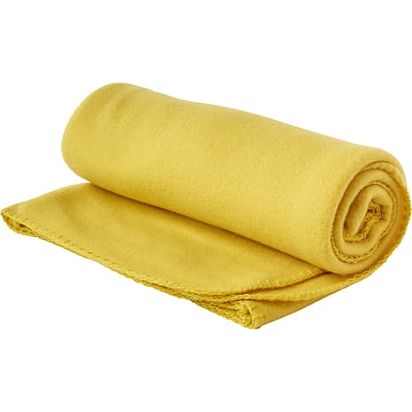 Fleece plaid - gul | Køb på føtex.dk!