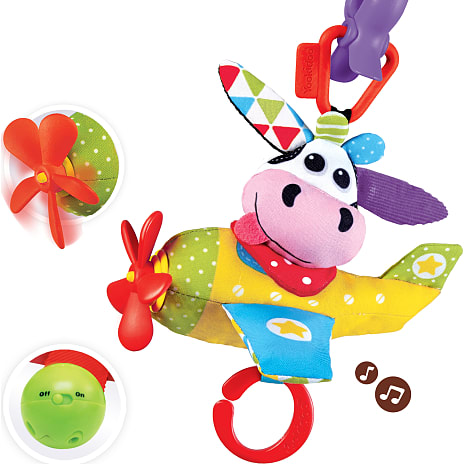 Yookidoo Tap 'n' Play Musical flyvemaskine og ko aktivitetslegetøj ...
