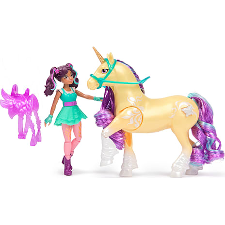 Unicorn Academy Ava & Plant Magic Leaf dukke og enhjørning | Køb online ...