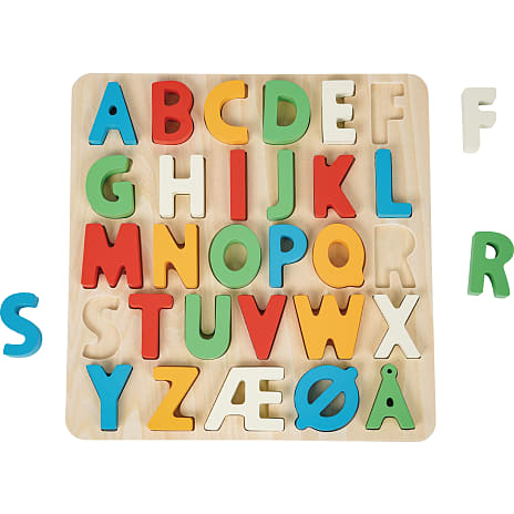 Spire alfabet puslespil træ - 29 brikker | Køb online på br.dk!