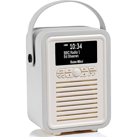 VQ Retro Mini DAB+/FM radio m. Bluetooth - grå | Køb på Bilka.dk!