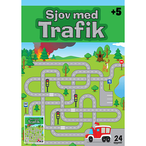 Sjov med trafik 24 tegninger A4 | Køb på Bilka.dk!