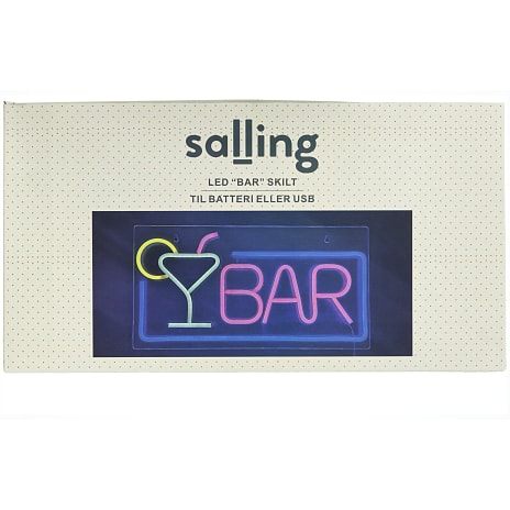 Salling bar skilt med LED | Køb på Bilka.dk!