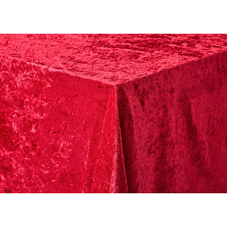 Nervøs velour dug - rød | Køb på føtex.dk!