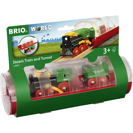 BRIO 33892 Damplokomotiv og tunnel | Køb online på br.dk!
